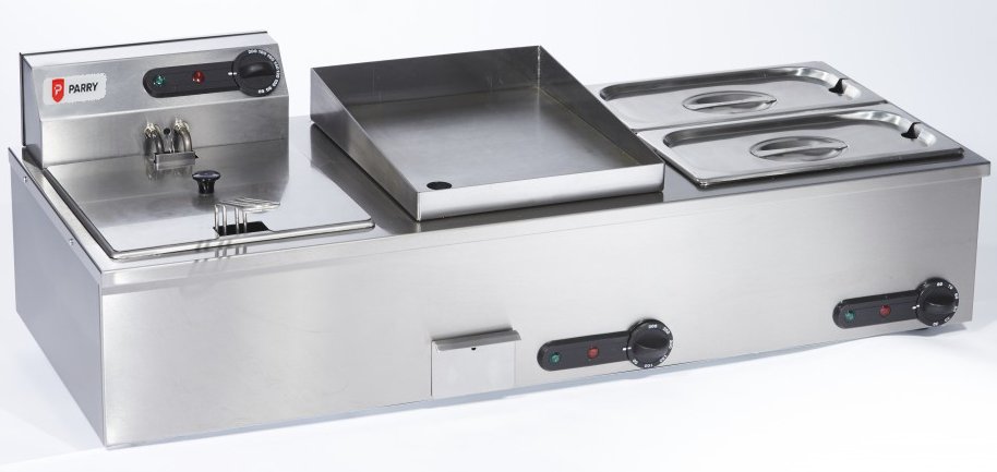 Parry Combination Fryer, Griddle & Bain Marie