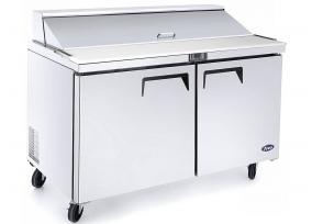 Atosa MSF8302GR Refrigerated Salad Prep Counter 2 Door