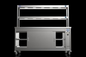 NordStar Pass Through Hot Cupboard & Two Tier Heated Gantry with Dimmer ...