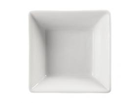 Whiteware Miniature Square Dishes 75mm