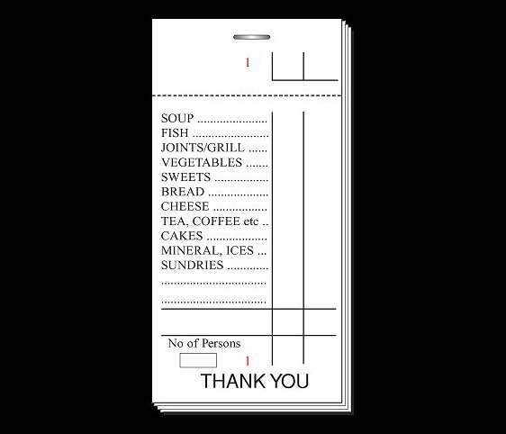 Single Sheet Order Pads - Directequip Ltd